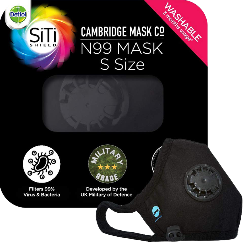 खरीदें डेटॉल कैम्ब्रिज एन99 मास्क ब्लैक एक्स्ट्रा लार्ज | Dettol India ...